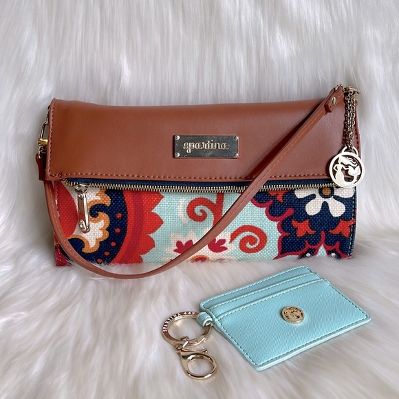 Spartina 449 | Bags | Spartina 449 Waving Girl Convertible Clutch ...